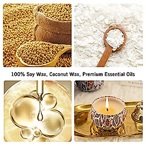 9 Pack Scented Candles Gift Set for Women,Aroma Candles Set for Home Scented,Bath Spa Candles,145H Burning,Ideal Gift for Birthday-Valentine's Day-Mother's Day-Christmas-Thanksgiving