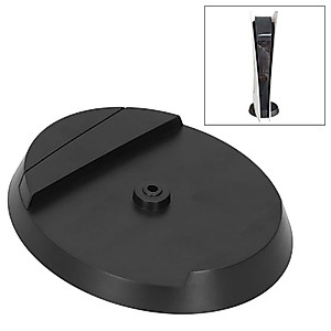 Game Console Holder, Storage Accessory 2 in 1 PS5 Base for CD‑ROM Version and Digital Version