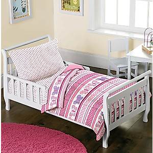 Dream Factory Butterfly Dots Comforter Set, Toddler, Multi
