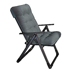 ABaippj Zero Gravity Chair, Lawn Recliner, Reclining Patio Lounger Chair, Folding Portable Chaise, with Detachable Soft Cushion, Adjustable Headrest, Support 440 lbs