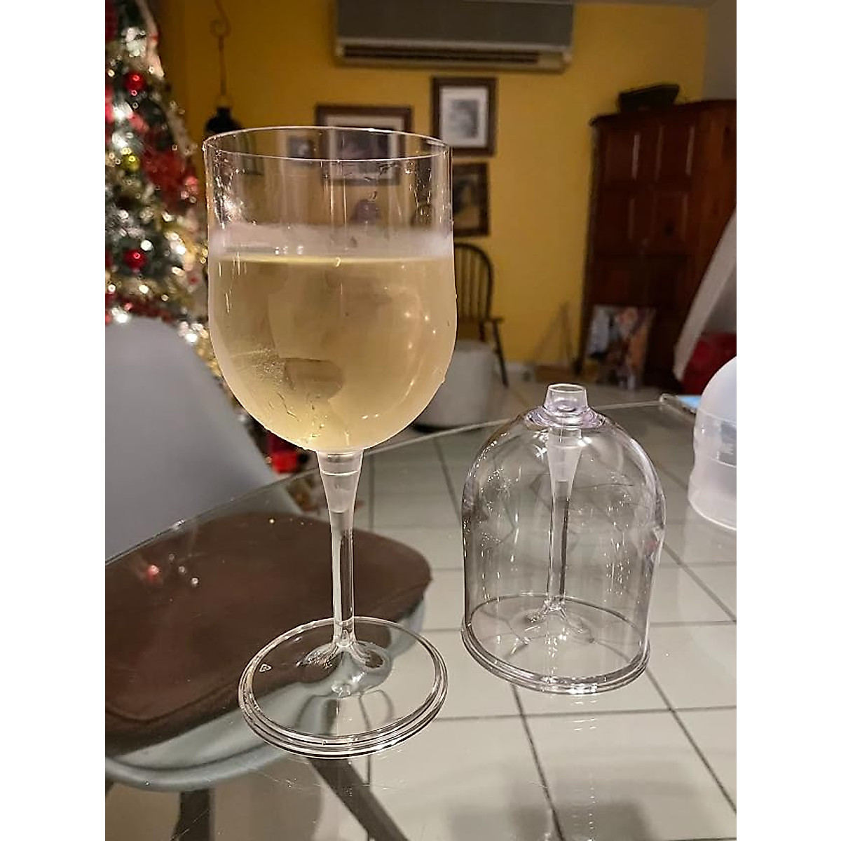 XPACK Unique Wine Glass in Special Case, Unbreakable, Compact Design, Durable to Carry Around, Outdoor, Travel, Camping, Great Gift