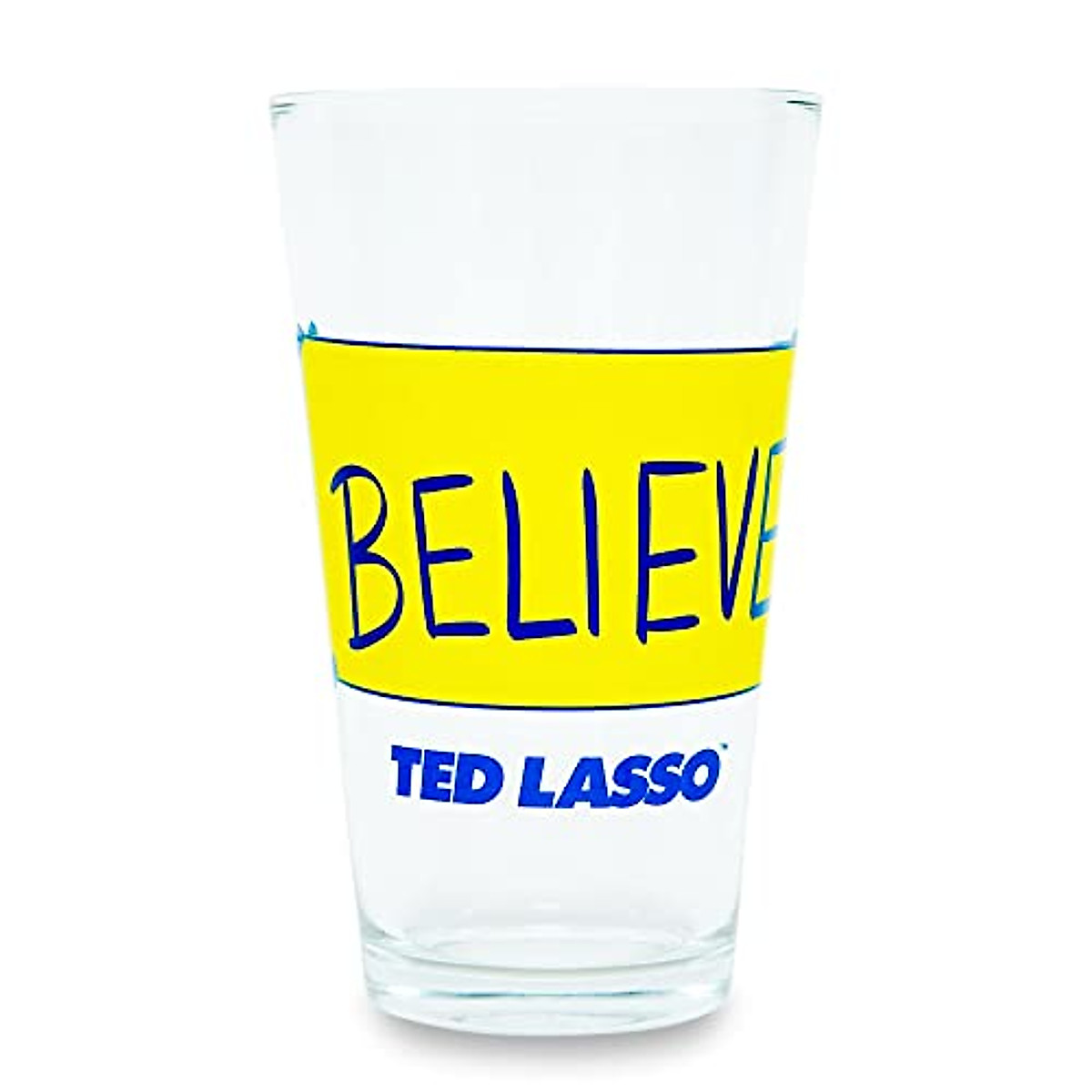 Silver Buffalo Ted Lasso Believe Pint Glass | Holds 16 Ounces