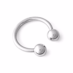 Scrap Metal 23 316L Surgical Steel Circular Barbell Horseshoe 10g 1 inch