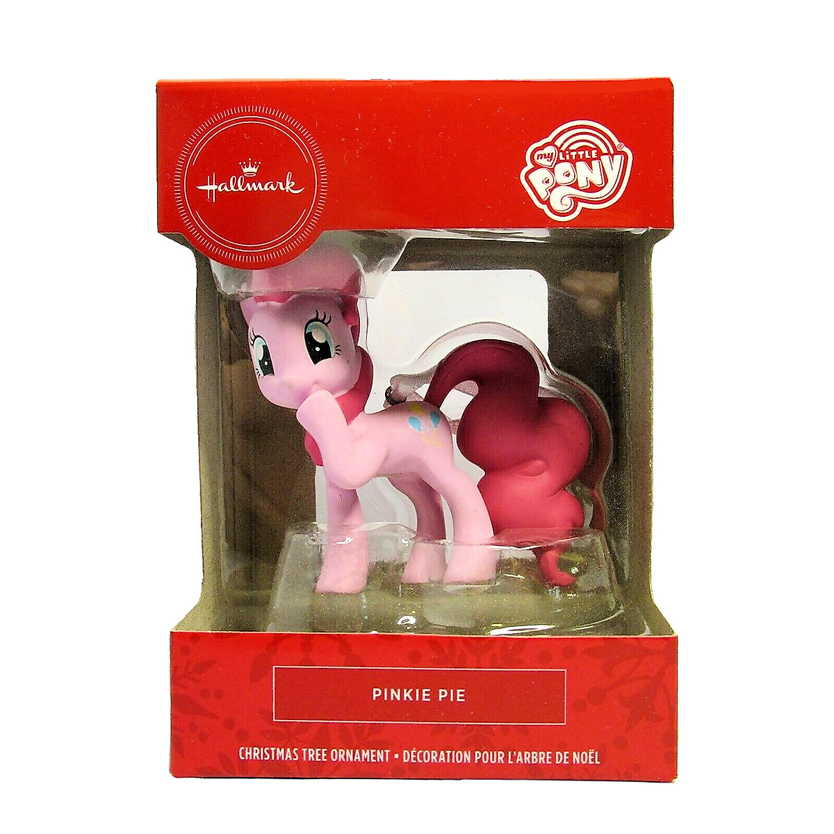Hallmark My Little Pony Pinkie Pie Christmas Ornament, Pink, 2.125 x 3 x 1.2 Inches