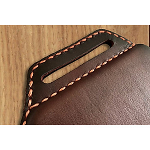 Case for iPhone 5 13 Pro Max, made of genuine leather with a belt clip (iPhone XR)