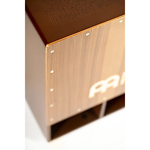 Meinl Jumbo Bass Subwoofer Cajon with Internal Snares - NOT MADE IN CHINA - Walnut Playing Surface, 2-YEAR WARRANTY (SUBCAJ5WN)