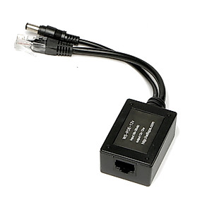 PoE Texas | Passive PoE to 12 Volt Power Over Ethernet Extension Compatible with Foscam or Other 12 Volt Cameras and Devices - Up to 328 ft [POE-12V10W-KIT]