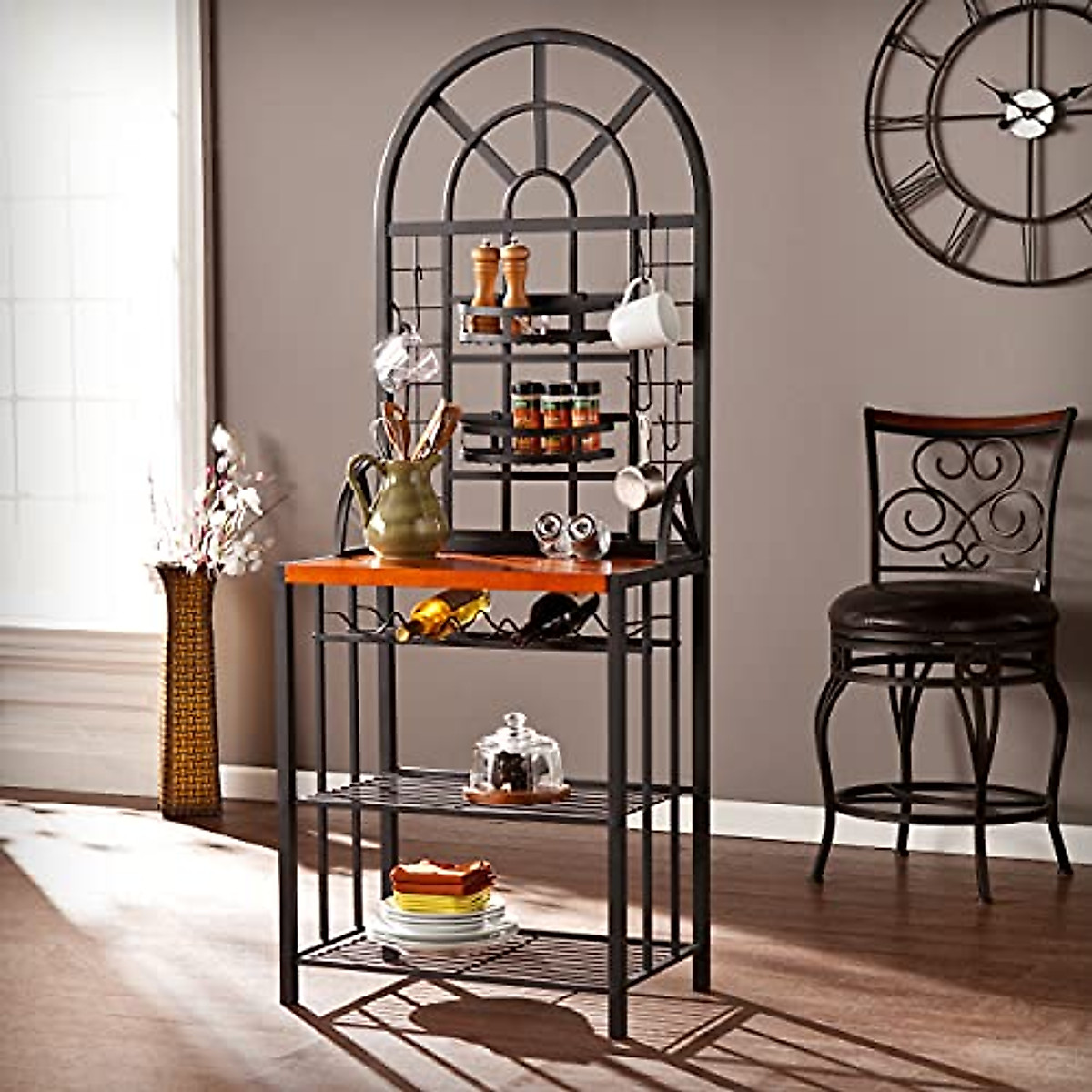 SEI Furniture Nesting Baskets, Green