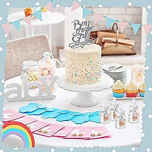 36 Pcs 3.5 Inch Baby Bottle Shower Favor Mini Plastic Candy Bottle Clear Plastic Baby Bottles for Baby Shower Mini Baby Bottle Feeding Bottle Candy Box for Baby Shower Favor Gift Decor (White)