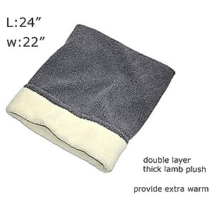 Cat Bed Cave Sleeping Bag, Pet Mat Self Warming Pad Sack for Cats and Small Dog