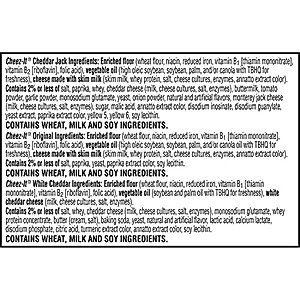 Cheez-It Cheese Crackers, Baked Snack Crackers, Lunch Snacks, Variety Pack, 12.1oz Box (12 Packs)