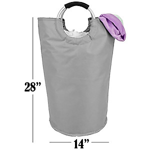 Handy Laundry Bag With Handles - 60L - Collapsible Fabric Laundy Hamper Bag - Laundry Basket For Dorm - Waterproof - Foldable - Suitable for a Dorm Clothes Hamper