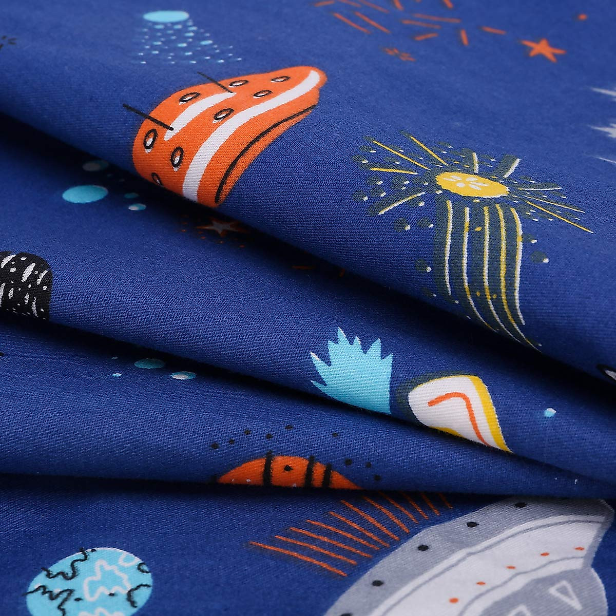 Kids Toddler Pillowcases - 2 Pack 1 Pillow Cover Pillowslip Case Fits Pillows sizesd 13 x 18 or 12x 16 for Kids Bedding Pillow Cover Baby Pillow Cases Space - by UOMNY