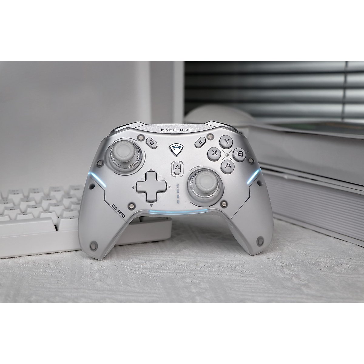 Machenike G5 Pro Tri-mode Switch Controller, USB/Bluetooth 5.0/2.4G, with Programmable Button, Joystick, Hall Trigger, Kailh Micro Switches, Switch Remote Gamepad for PC, NS, iOS, Android, TV box