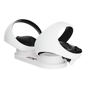 Charging Dock Station for PS VR2 Handle Controller with LED Light Gamepad Dual Dock Charger