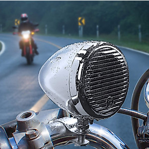 Planet Audio PMC2C Motorcycle Speaker System - Bluetooth, Weatherproof Speakers Amplifier, 2 3 Inch Speakers, 1 2 Channel Amplifier, 1 Volume Control, Use With ATV Motorcycle 12 Volt Vehicles