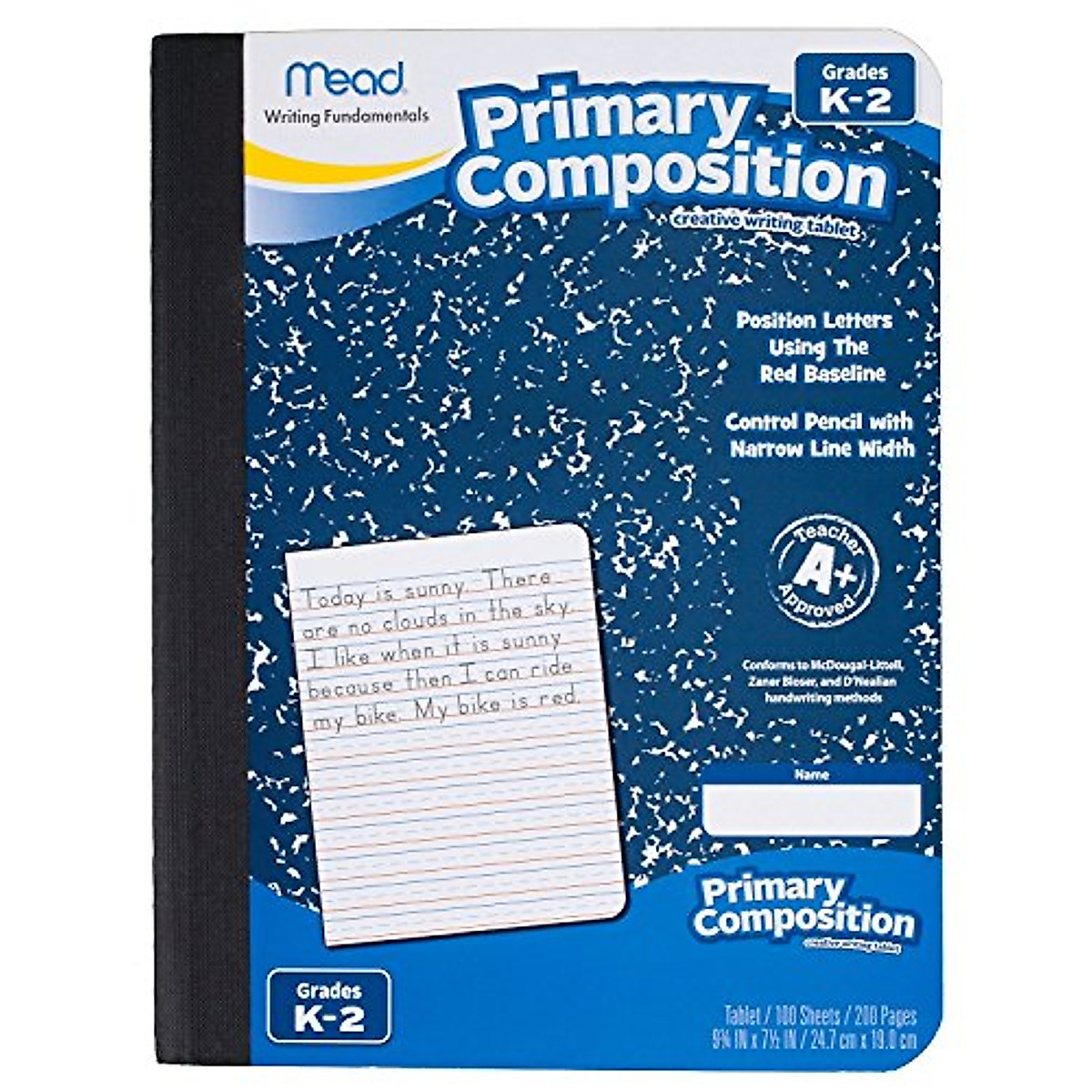 Mead Primary Composition Book, Ruled, 100 Sheets/200 Pages (09902), 6 Notebooks