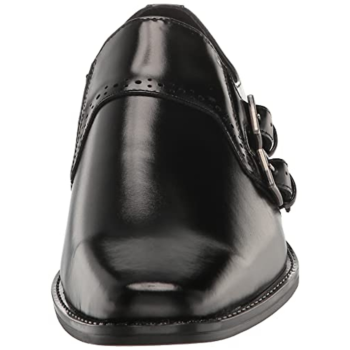 Stacy Adams Men's Kilgore Double Monk Strap Loafer, Black, 14