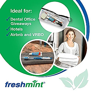Freshmint® 144 Tubes of 0.85 oz. Premium Anticavity Fluoride Toothpaste with Safety Seal (ADA Accepted)