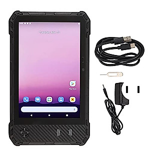 8 Inch IPS Rugged Tablet IP68 Waterproof Drop Resistant NFC Field Work Tablet for Geology Survey for Android 11 (US Plug)