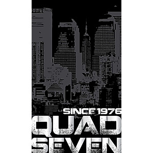 Quad Seven Boys' Fleece Jogger Set - 4 Piece Basic Solid Full Zip Hoodie and Sweatpants (Size 8-18), Size 8-10, Black/Heather Grey