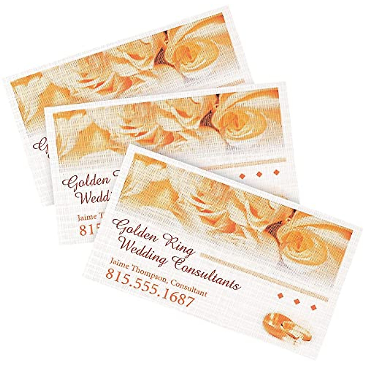 Avery Linen-Textured Business Cards, 2" x 3.5", Matte White, 200/Pack (08873)