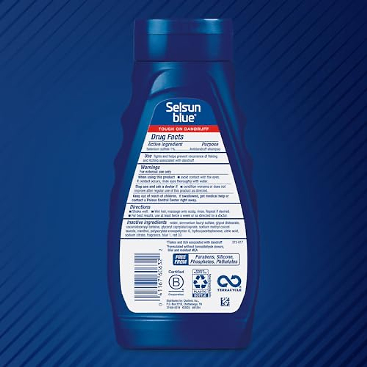 Selsun Blue Medicated Antidandruff Shampoo, Maximum Strength Scalp Treatment With Selenium Sulfide, 11 fl. oz.