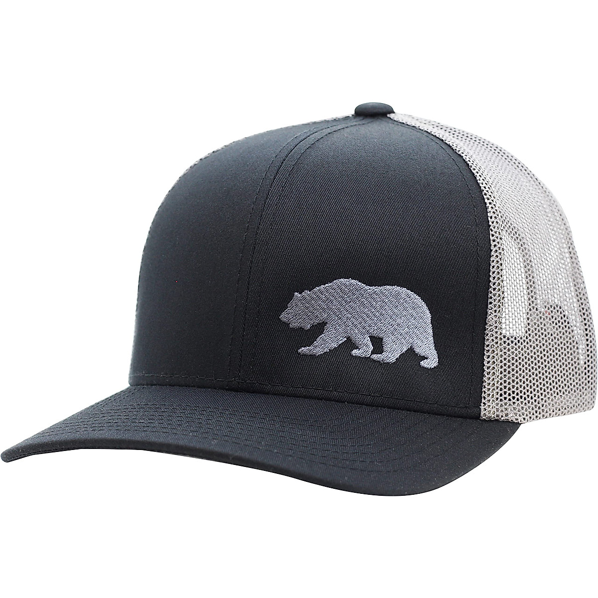 LINDO Trucker Hat - Critter Collection (Bear - Black/Graphite)