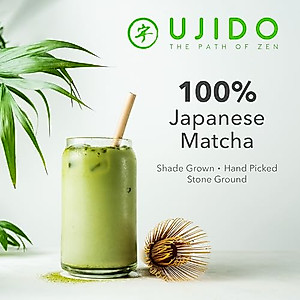 Ujido The Path of Zen Japanese Matcha Green Tea Powder – Ceremonial Blend (2 oz)
