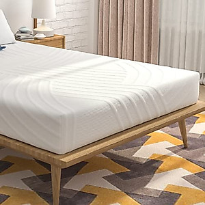 KOMFOTT 8 Inch Mattress Queen Size, Cooling-Gel Memory Foam Mattress with Jacquard Cover, Pressure Relief & Spine Protection, Medium Firm Mattresses, CertiPUR-US Certified Queen Bed Mattress in a Box