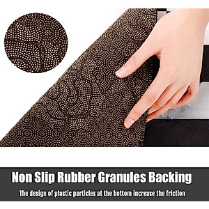 3D Vortex Illusion Square Rug Outdoor Mat Black and White Checkerboard Trap Floor Mat Decor Indoor Carpet Vortex Rug16X24inchs