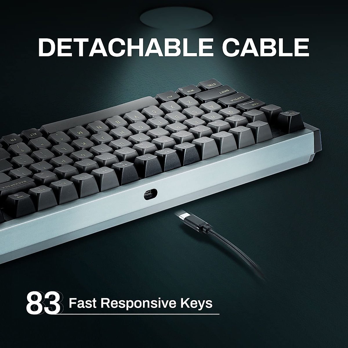 Hexgears X5pro Wireless Mechanical Keyboard, Triple Mode BT5.0/2.4G/USB-C Mechanical Keyboard with Kaihl Box Switch, I2 Mechanical Keyboard, 75% Gaming Keyboard 83