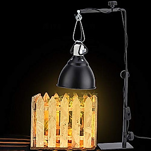 KSTEE Reptile Light Stand, Landing Lamp Stand, Adjustable Landing Light Lamp Stand Bracket for Pet Reptiles Tortoise Centipede Spider