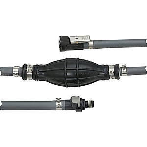 Attwood 93806YUS7 Marine Boat Fuel Line Kit with Universal Sprayless Fuel Connector, 6-Foot x 3/8-Inch - Yamaha