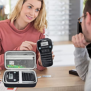Case Compatible with DYMO Label Maker LabelManager 160/280/ COLORPOP Portable Label Maker, Hard Travel Carrying Storage Bag Holder with Accessories Mesh Pocket (Box Only)