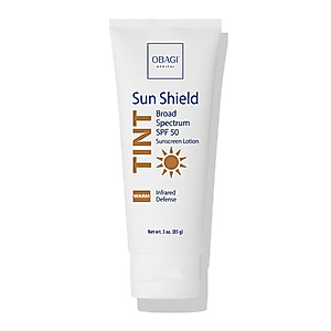Obagi Sun Shield Tinted Sunscreen – Broad Spectrum SPF 50 Protection from the Sun – Warm Tint – 3 oz
