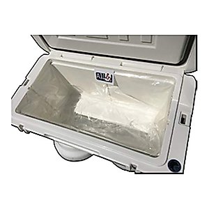 Plastic Cooler Liner – Disposable Cooler Liner – Grizzly Plastic Cooler Liner 3 Pack – BPA Free Cooler Insert Liner for Fishing, Camping, BBQ – 60 Qt. Ice Chest Liner by Allinliner