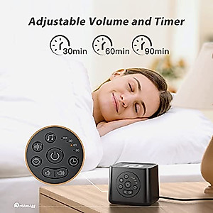 White Noise Machine - Dreamegg Sleep Sound Machine for Baby, 21 Natural & Soothing Sounds with Baby Shushing, Lullabies, Rain Ocean, Timer or Continuous, Compact Sleep Machine for Baby Kids Adult