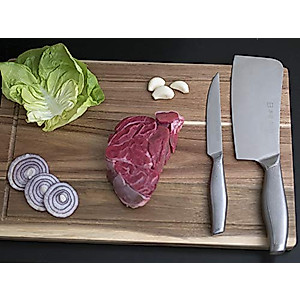 Ross Henery Professional Japanese Chef’s Knife Set | 9 Piece Hand Sharpened Stainless Steel Knives | Kitchen Set & Canvas Case