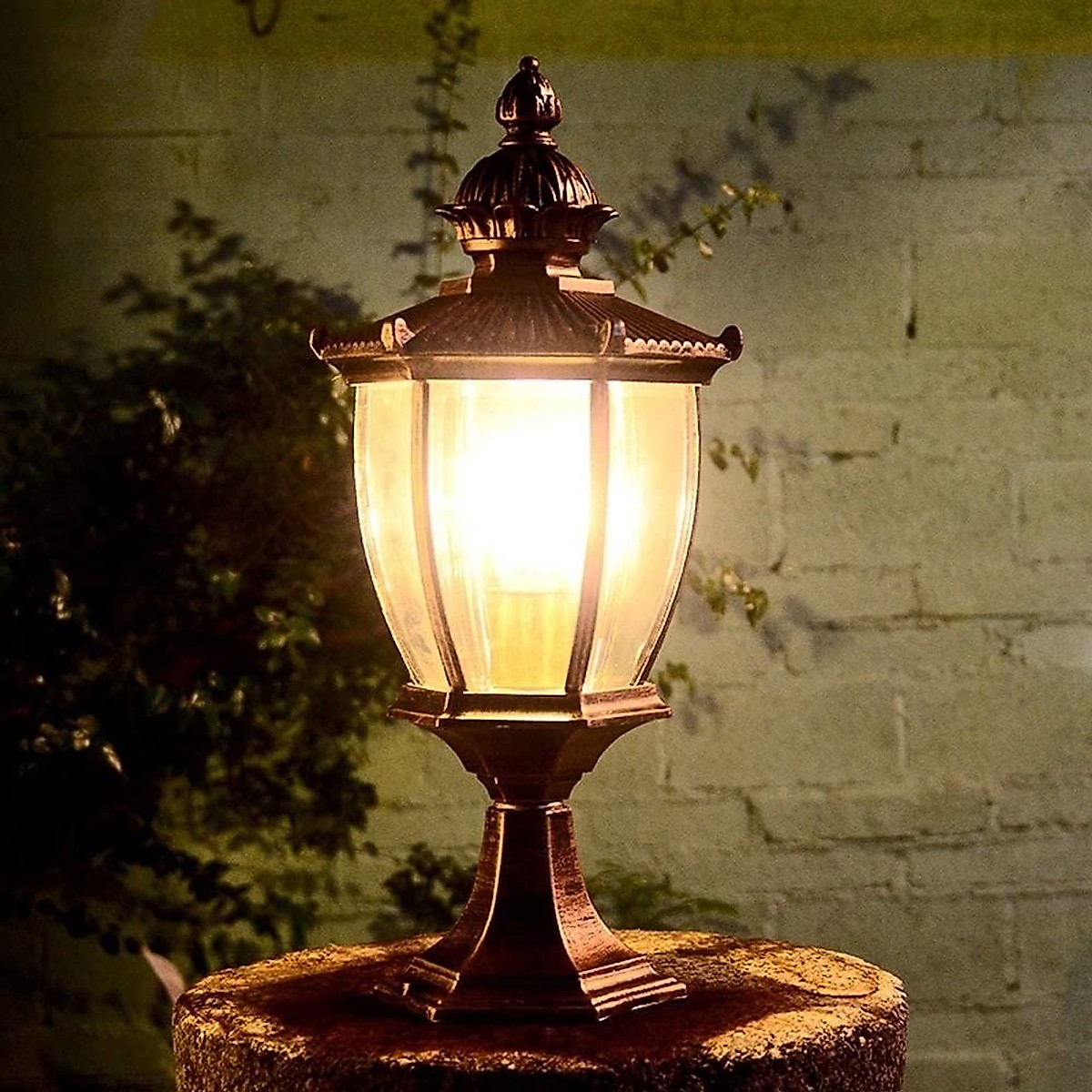 MODEBHD 45cm, Pillar Lamp European-Style Simplicity Waterproof Antirust Aluminum Column Lamp Outdoor LED Post Light Garage Pavilion Courtyard Courtyard Lighting Traditional Landscape Lighting