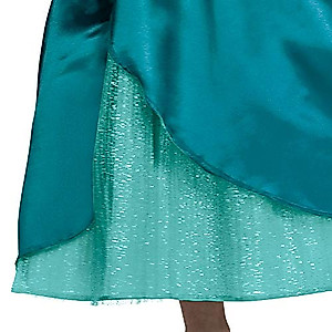 Disney Frozen 2 Anna Costume for Girls, Deluxe Dress and Cape Outfit, Child Size Medium (7-8)