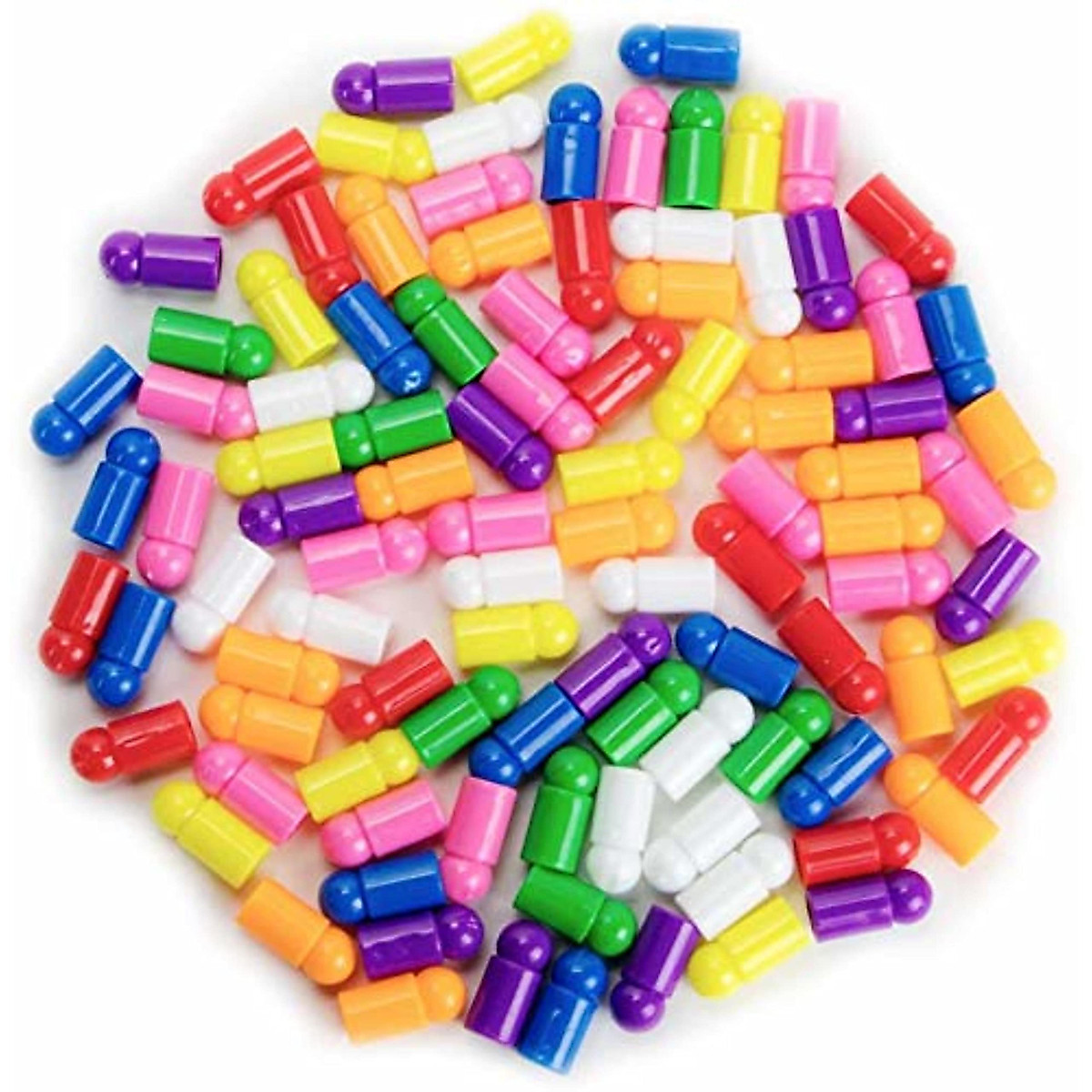 Game Pawn Bonanza Variety Pack - 500 Plastic Multicolored Bulk Gaming Pieces - Fantasy Tabletop Strategy Game Accessories, Markers, & Upgrades - Learning Resources, Counting Aids, Toys, Arts & Crafts