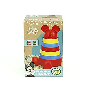 Green Toys Disney Baby Exclusive - Mickey Mouse Stacker, Red