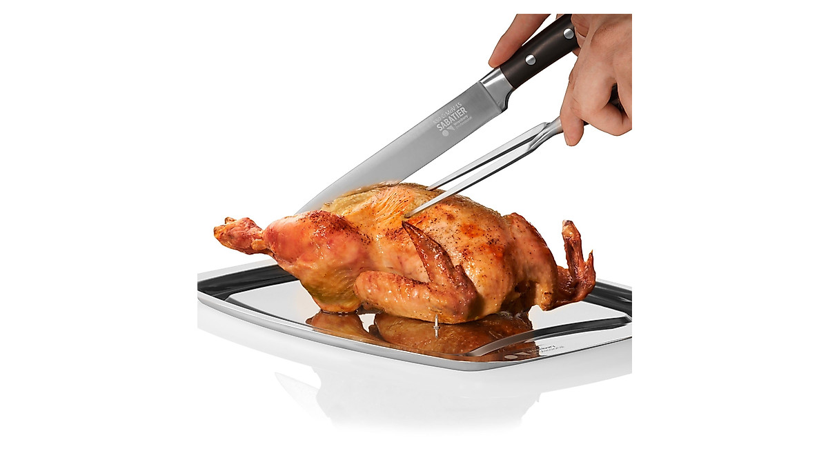 Sabatier Turkey Carving Knife Set - Precision Meat Cutter