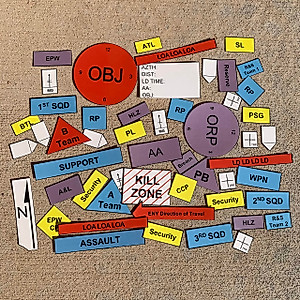 Lifefficient Products Terrain Model Kit, Platoon and Squad TMK, Army