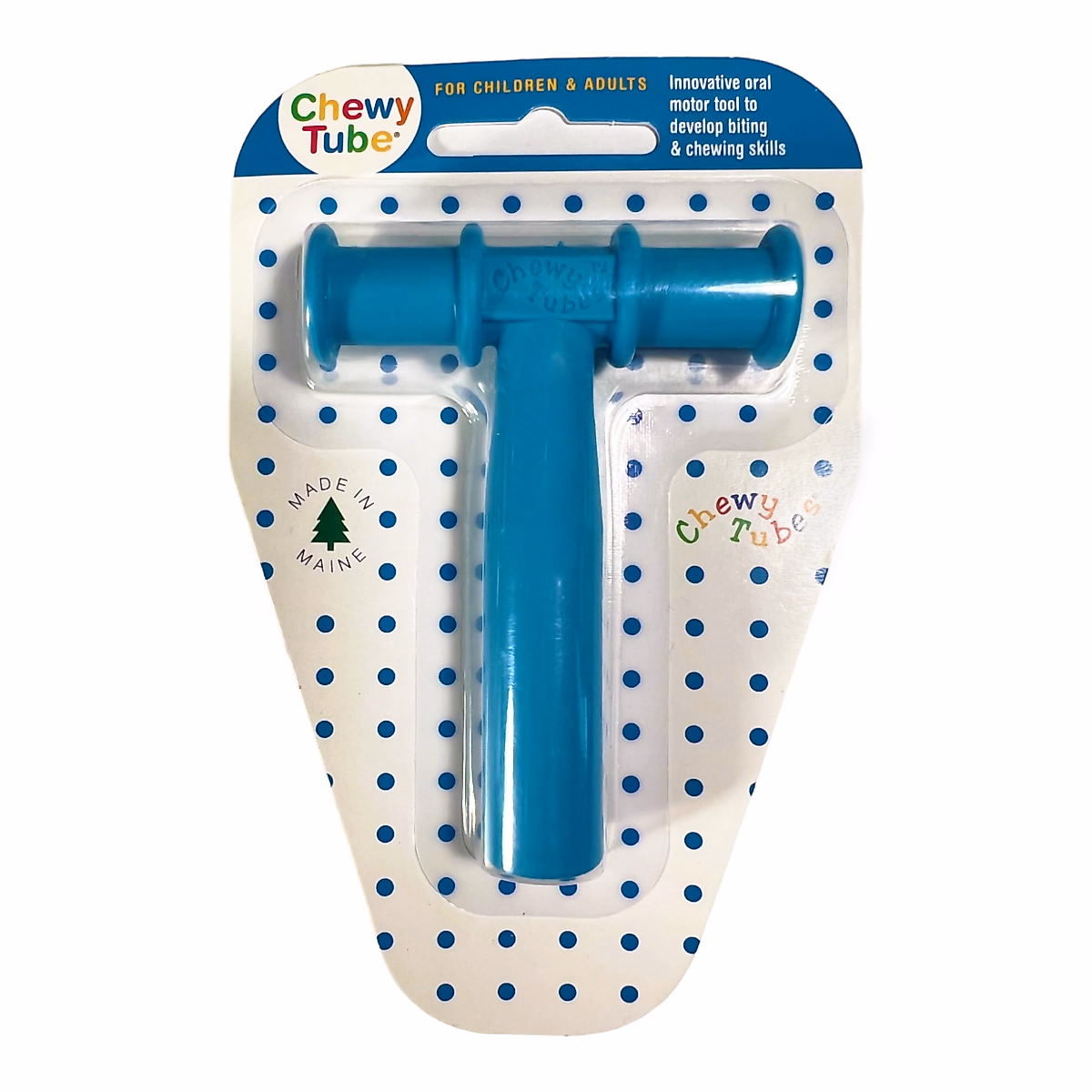 Chewy Tubes, 1 Blue (Large) Chewy Tube - Pediatric and Adult Sensory Treatment Tool