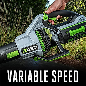 EGO Power+ LB7654 765 CFM Variable-Speed 56-Volt Lithium-ion Cordless Leaf Blower with Shoulder Strap, 5.0Ah Battery and Charger Included
