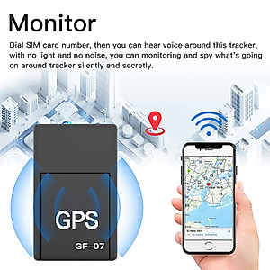 Mini GPS Tracker for Vehicles, Mini Magnetic GPS Device Real time Car Locator, Full USA Coverage, No Monthly Fee, Long Standby GSM SIM GPS Tracker for Vehicle/Car/Trucks/Person Model 2022 Model