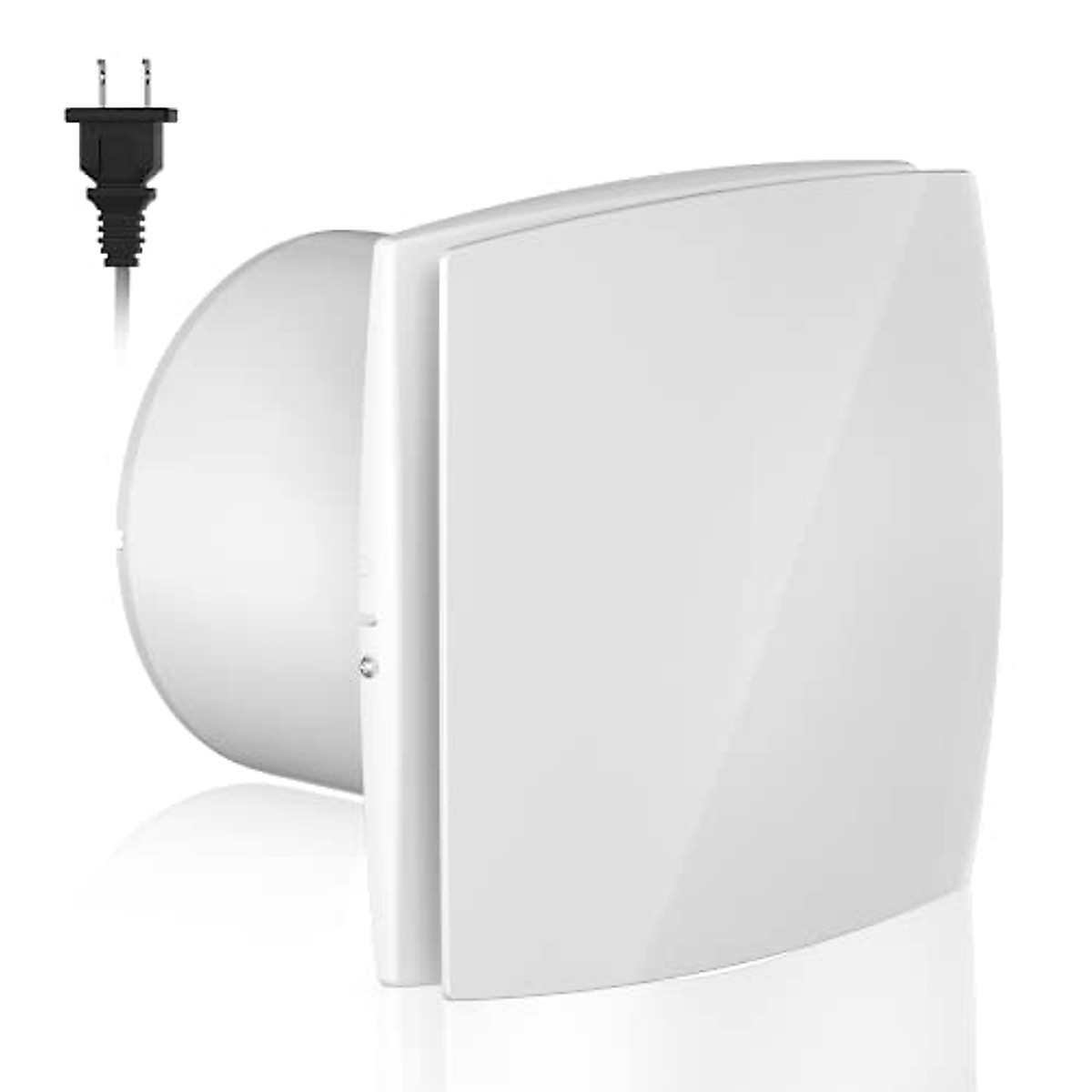 Hon&Guan 6'' Bathroom Exhaust Fan, 116 CFM Kitchen/Garage Exhaust Fan Through the Wall Fan for HVAC System, Super Silent, Strong Exhaust Fan 150A