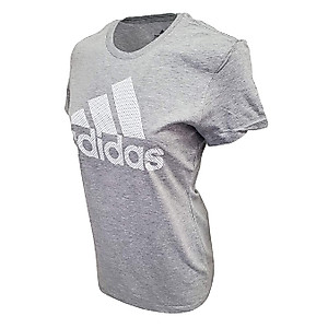 adidas womens Go-To Tee Medium Grey Heather X-Small